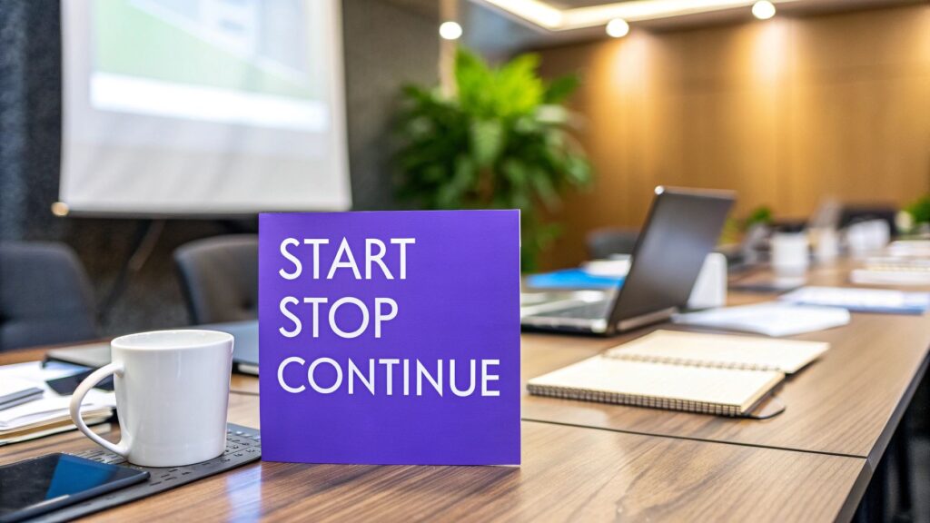 Start Stop Continue Exercise: Boost Team Performance - Remote Sparks