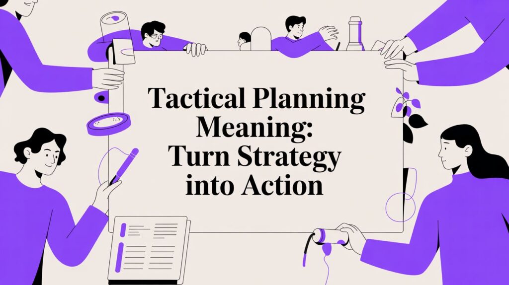Tactical Planning Meaning: Turn Strategy Into Action - Remote Sparks
